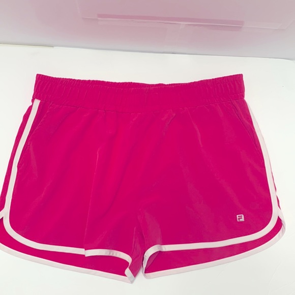 Fila | Shorts | Fila Hot Pink Running Shorts Large | Poshmark